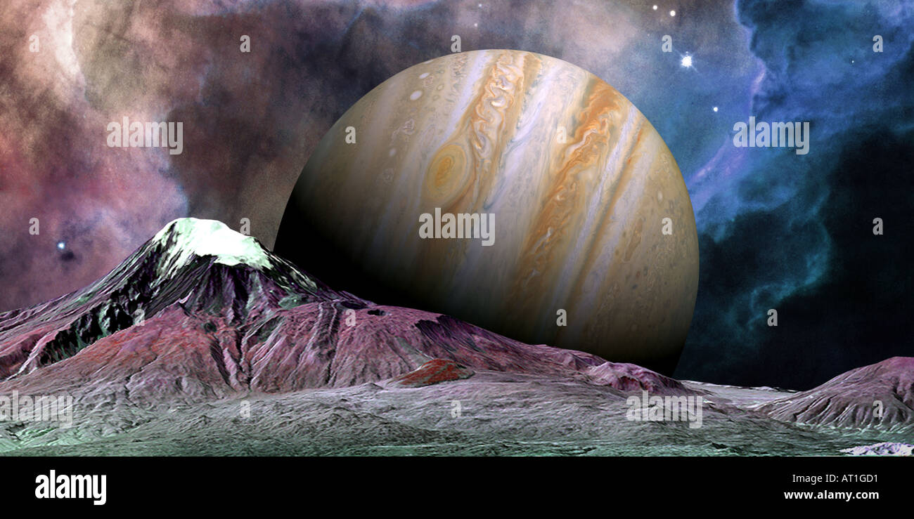 Computer art image about Jupiter Stock Photo - Alamy