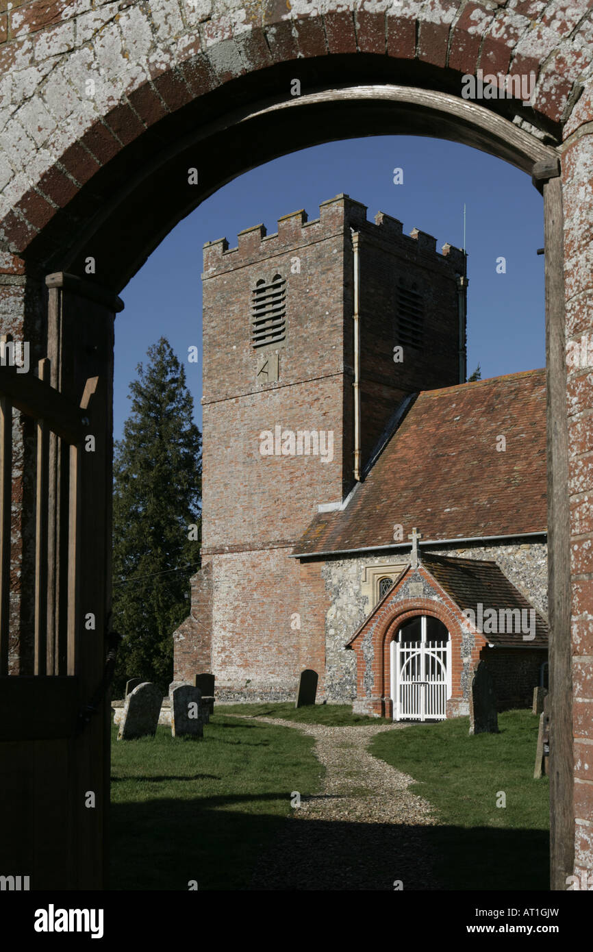 St Mary the Virgin at Hamstead Marshall Near Newbury Stock Photo - Alamy