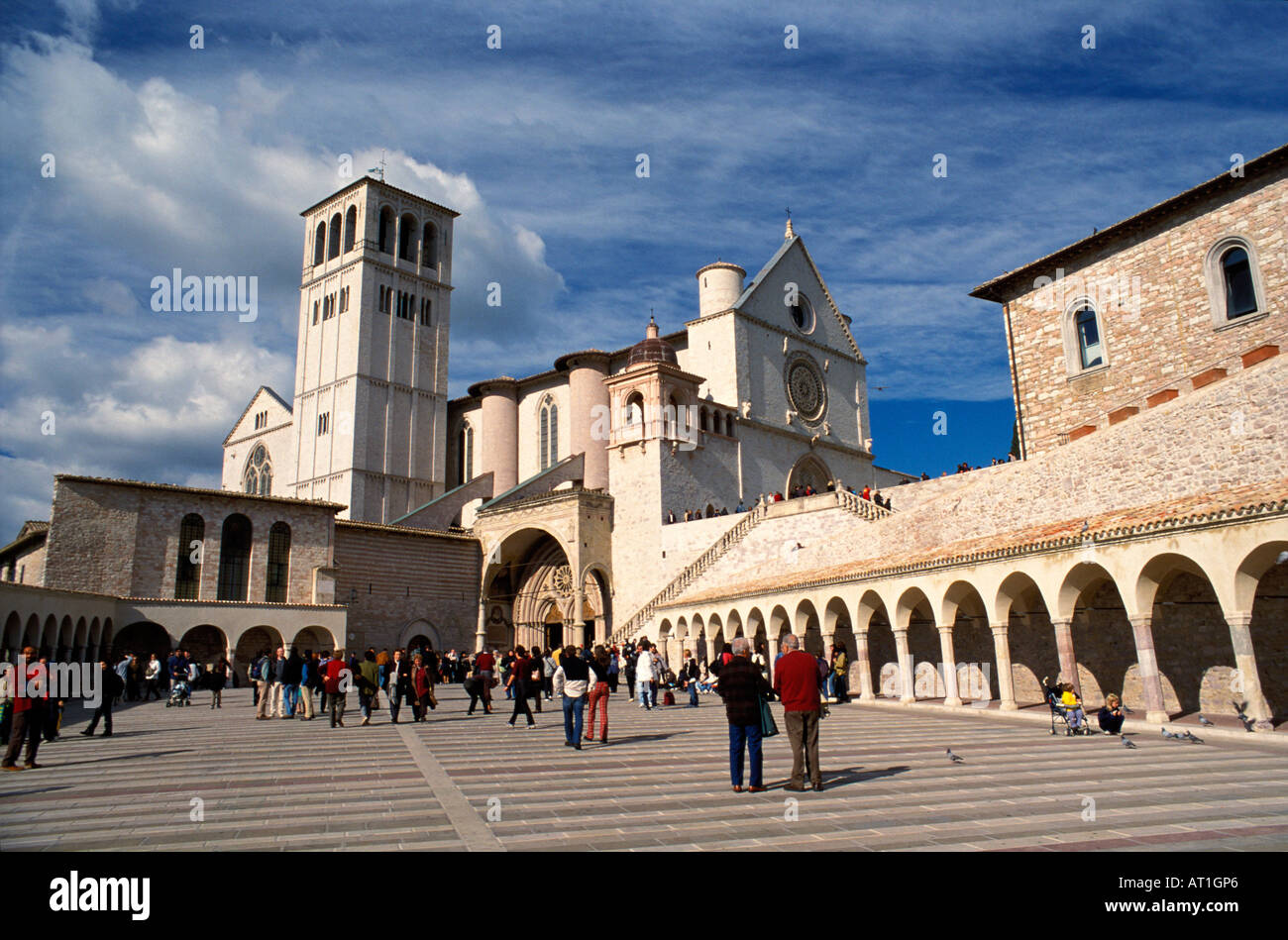 Italy, Umbria, Assisi. Basilica di San Francesco Stock Photo - Alamy