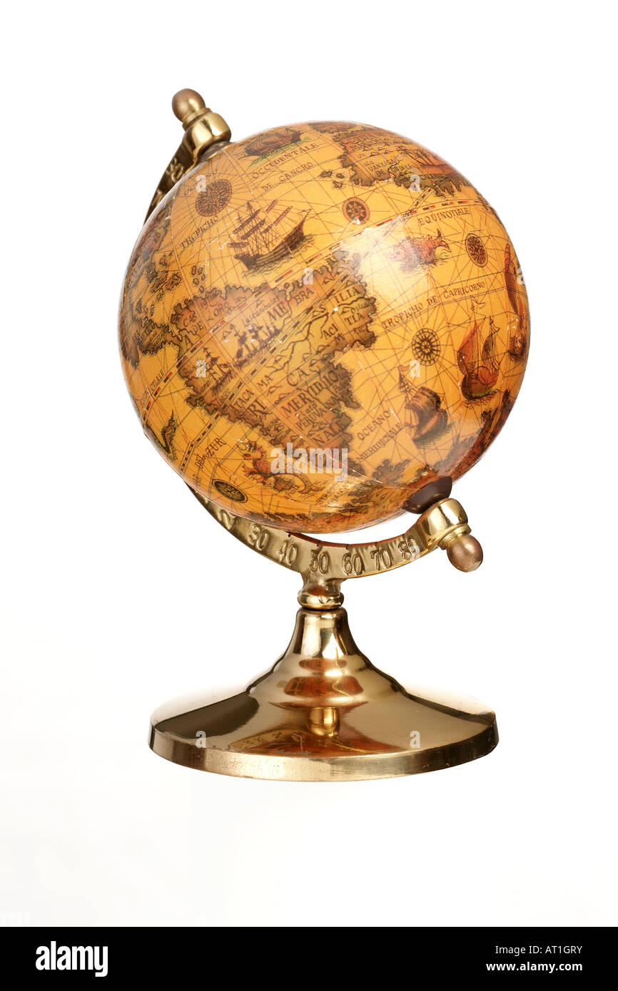 Angled world map hi-res stock photography and images - Alamy