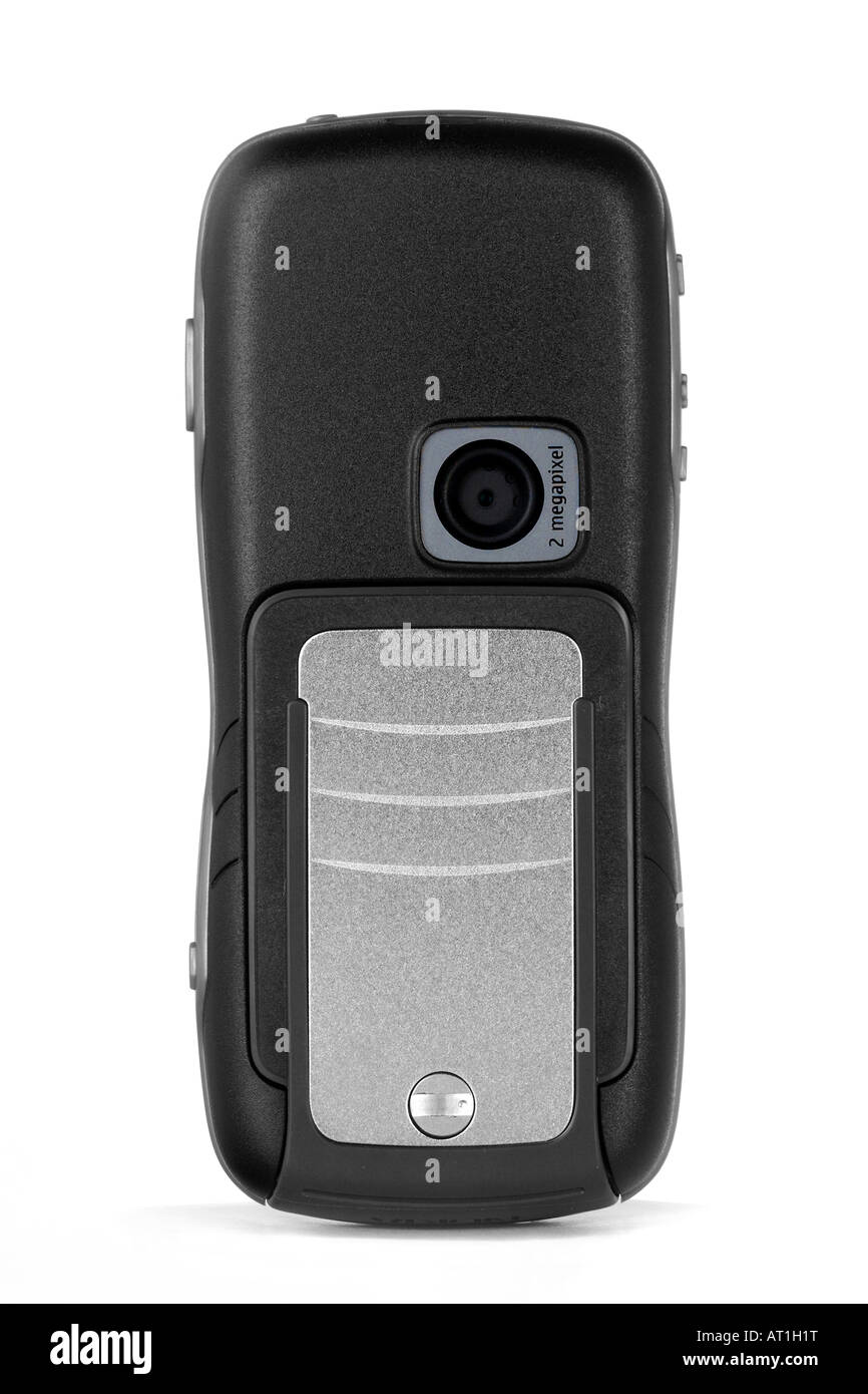studio shot of the back of a mobile phone Stock Photo - Alamy