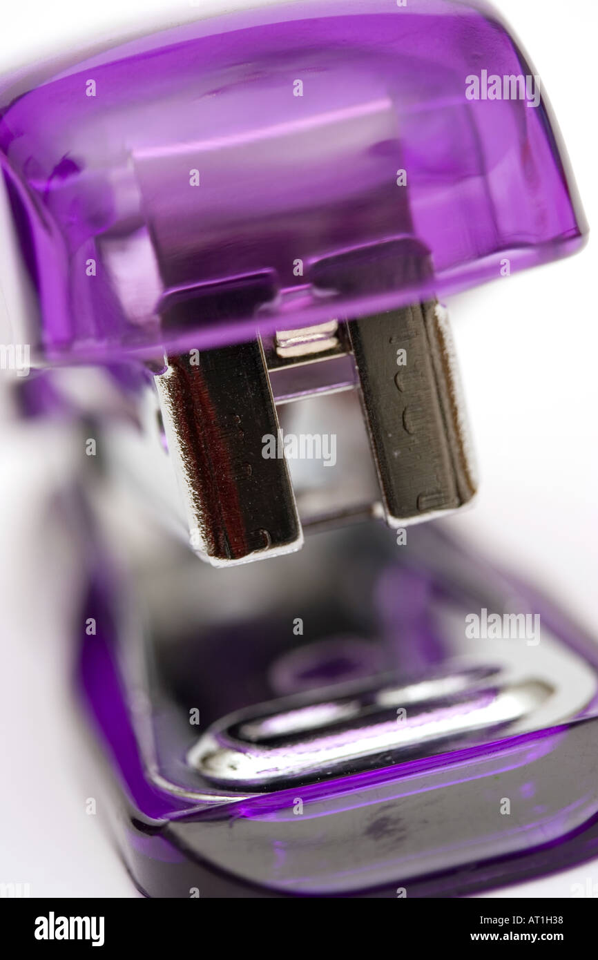 Purple stapler hi-res stock photography and images - Alamy