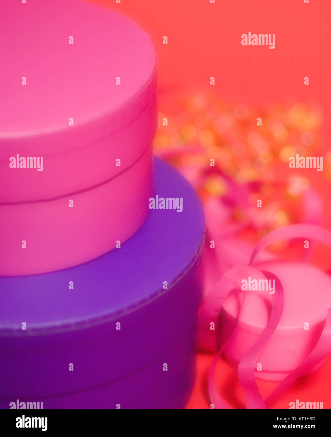Stacked gift boxes Stock Photo - Alamy