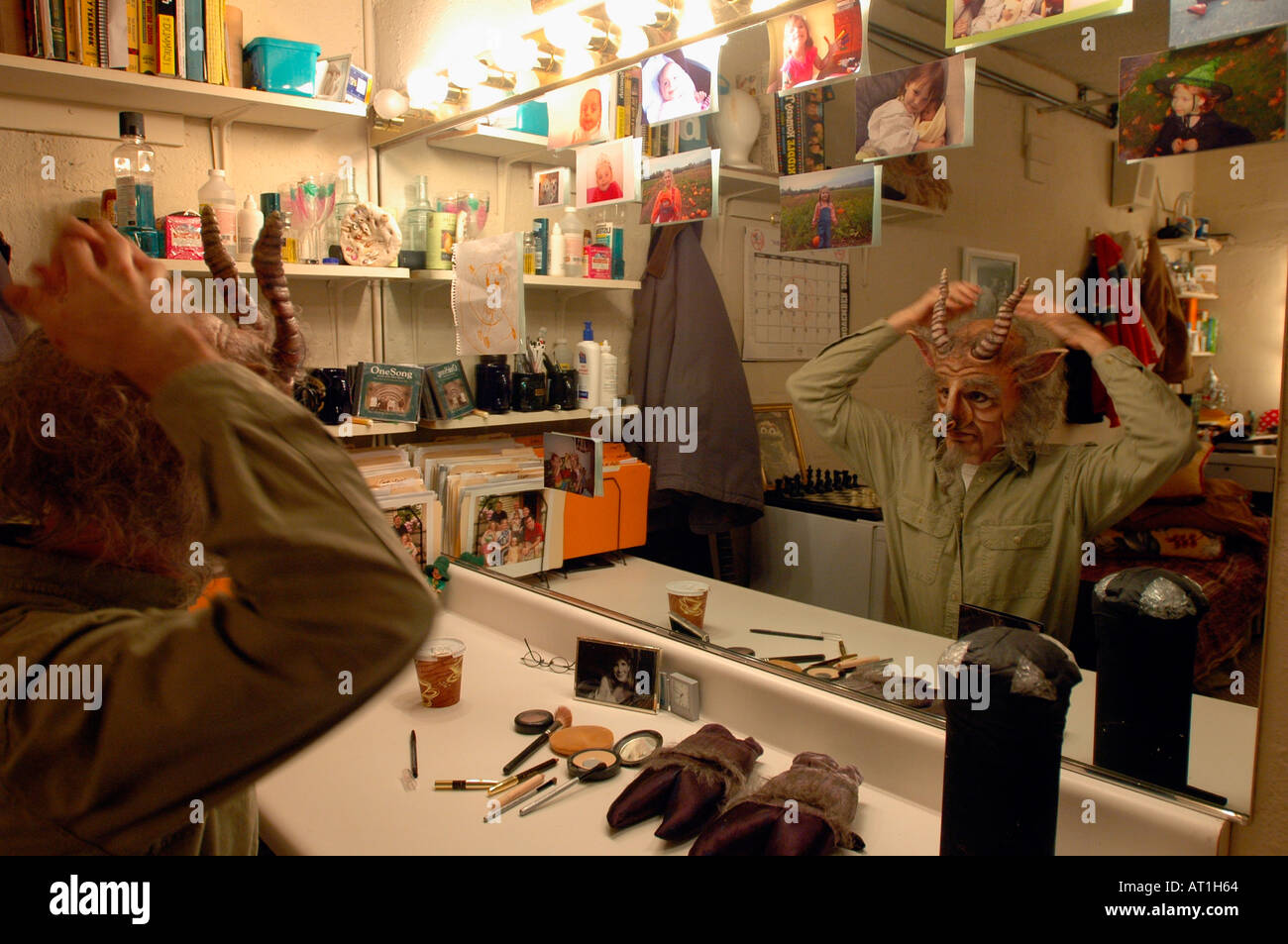 Sean McCourt an actor in the Broadway production of Wicked puts on the ...