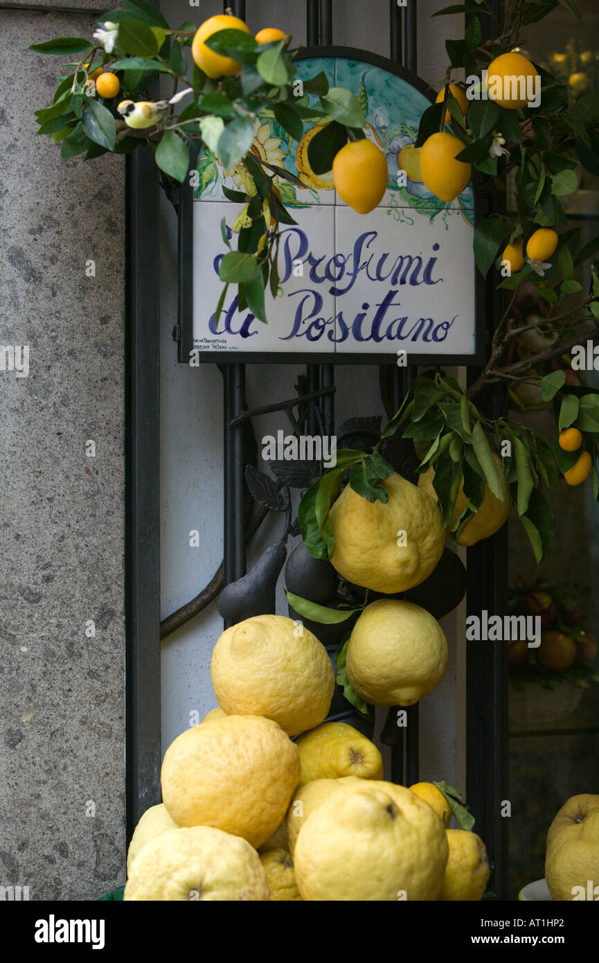 Europe, Italy, Campania (Amalfi Coast) POSITANO: Lemons Stock Photo - Alamy