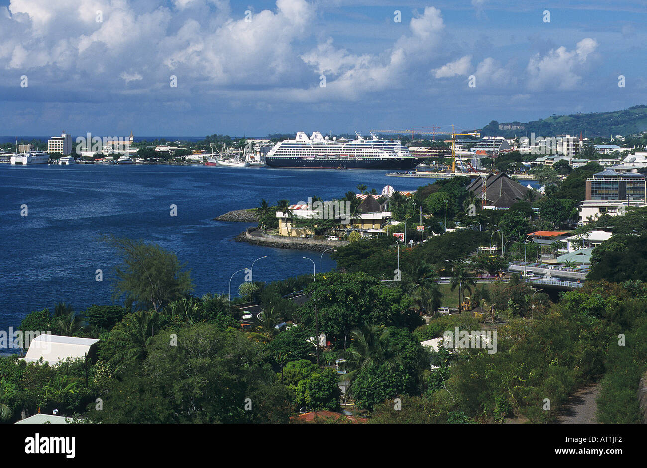 Port of Papeete Tahiti French Polynesia Stock Photo: 5279473 - Alamy