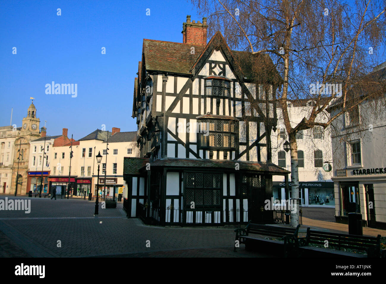 old house high town hereford town centre england uk gb Stock Photo - Alamy
