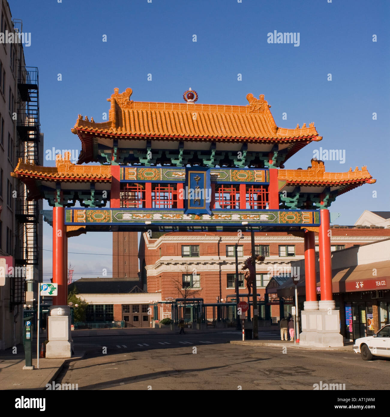 Seattle chinatown gate hi-res stock photography and images - Alamy