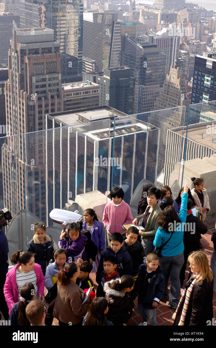 Rockefeller center promenade hi-res stock photography and images - Alamy