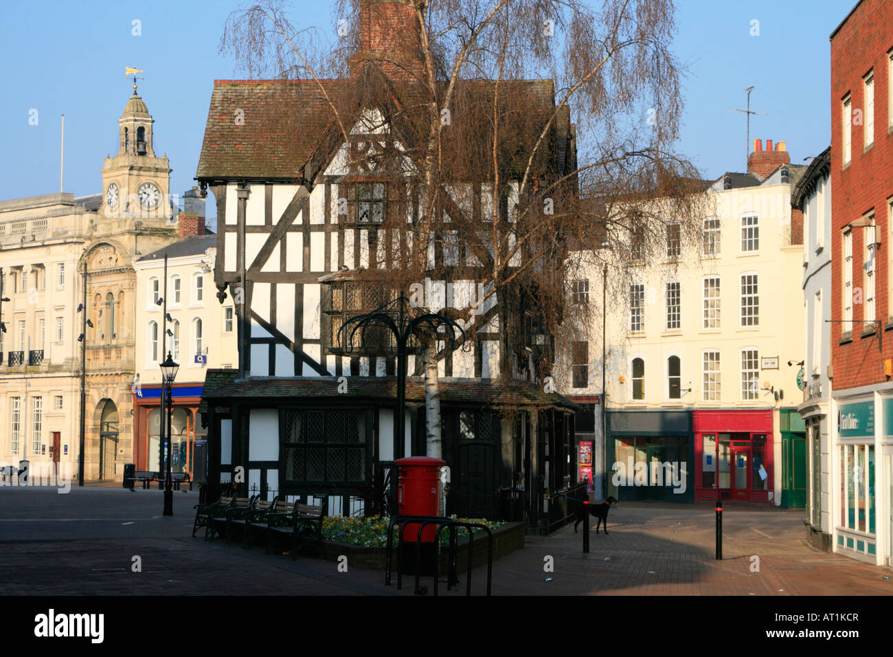 old house high town hereford town centre england uk gb Stock Photo - Alamy