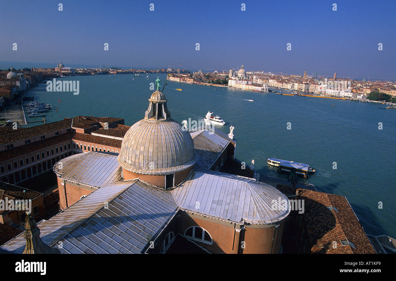 Domes from San Giorgio Maggiore Venice Venezia Italy Stock Photo - Alamy