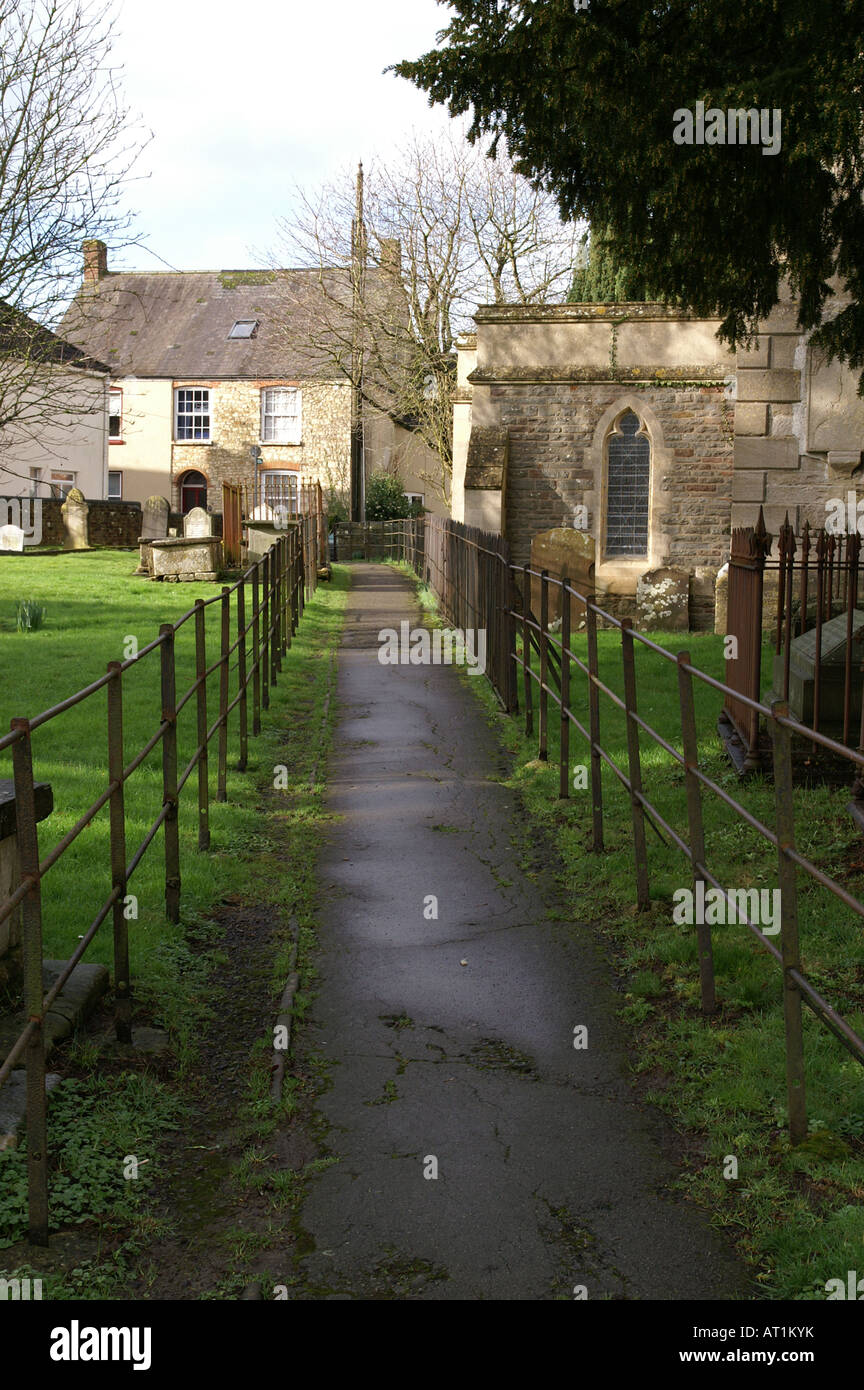 English Church Yard Path High Resolution Stock Photography and Images ...