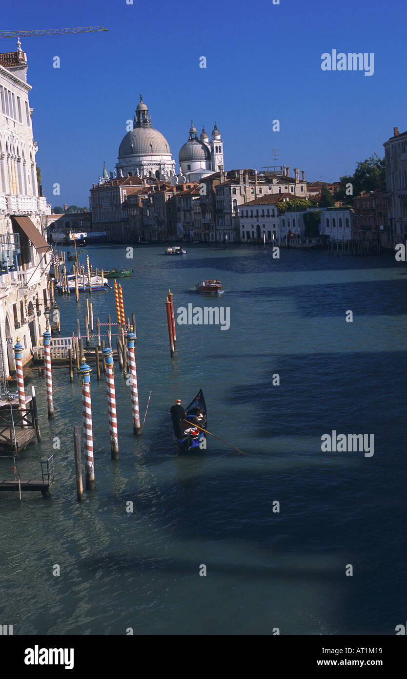 Dome of Santa Maria della Salute and big canal Baroque art Venice ...
