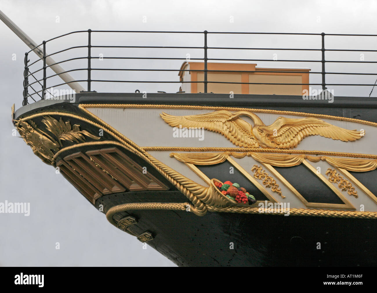 Stern of SS Great Britain, Bristol, England Stock Photo - Alamy