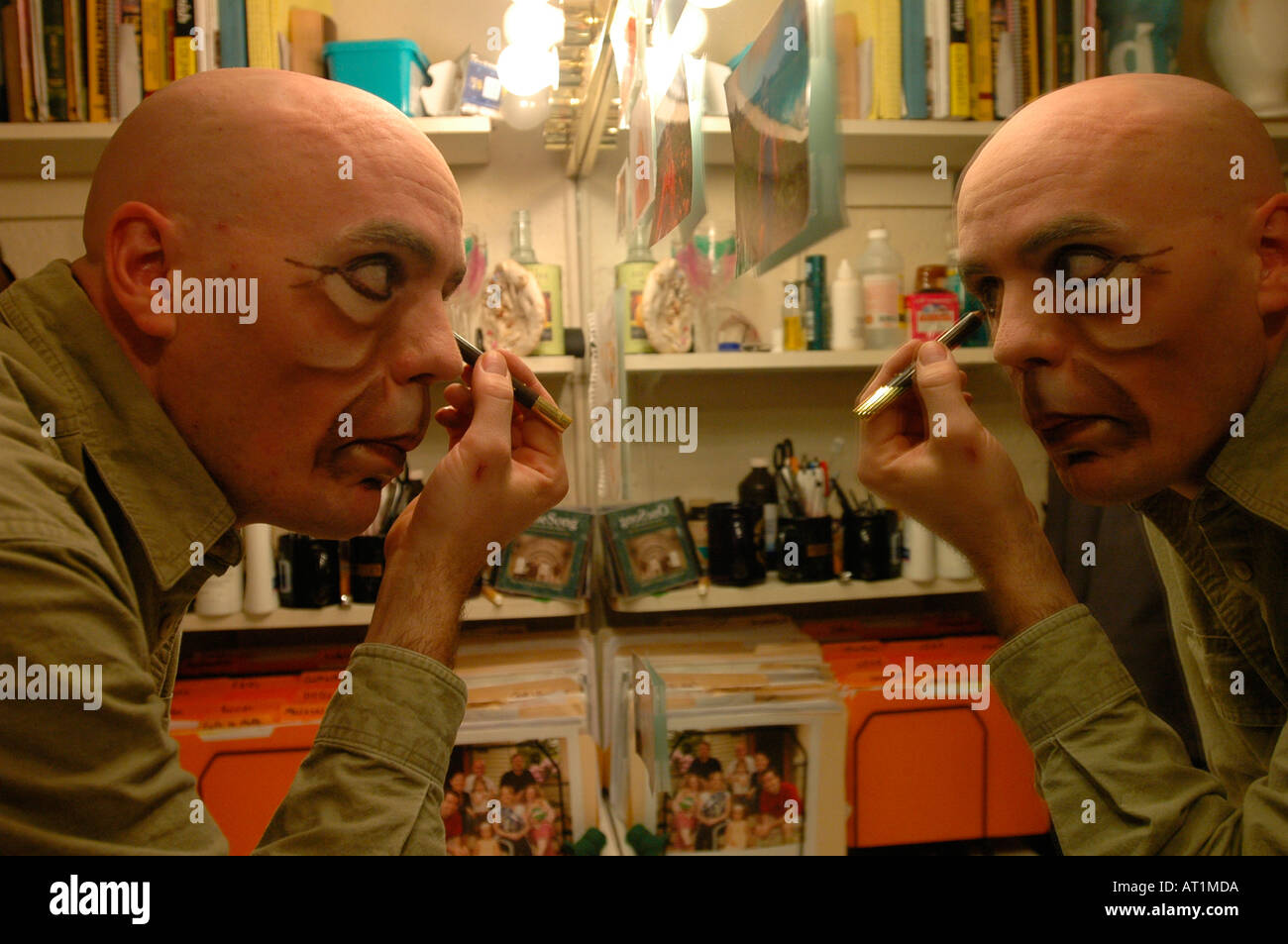 Sean McCourt an actor in the Broadway production of Wicked puts on the ...