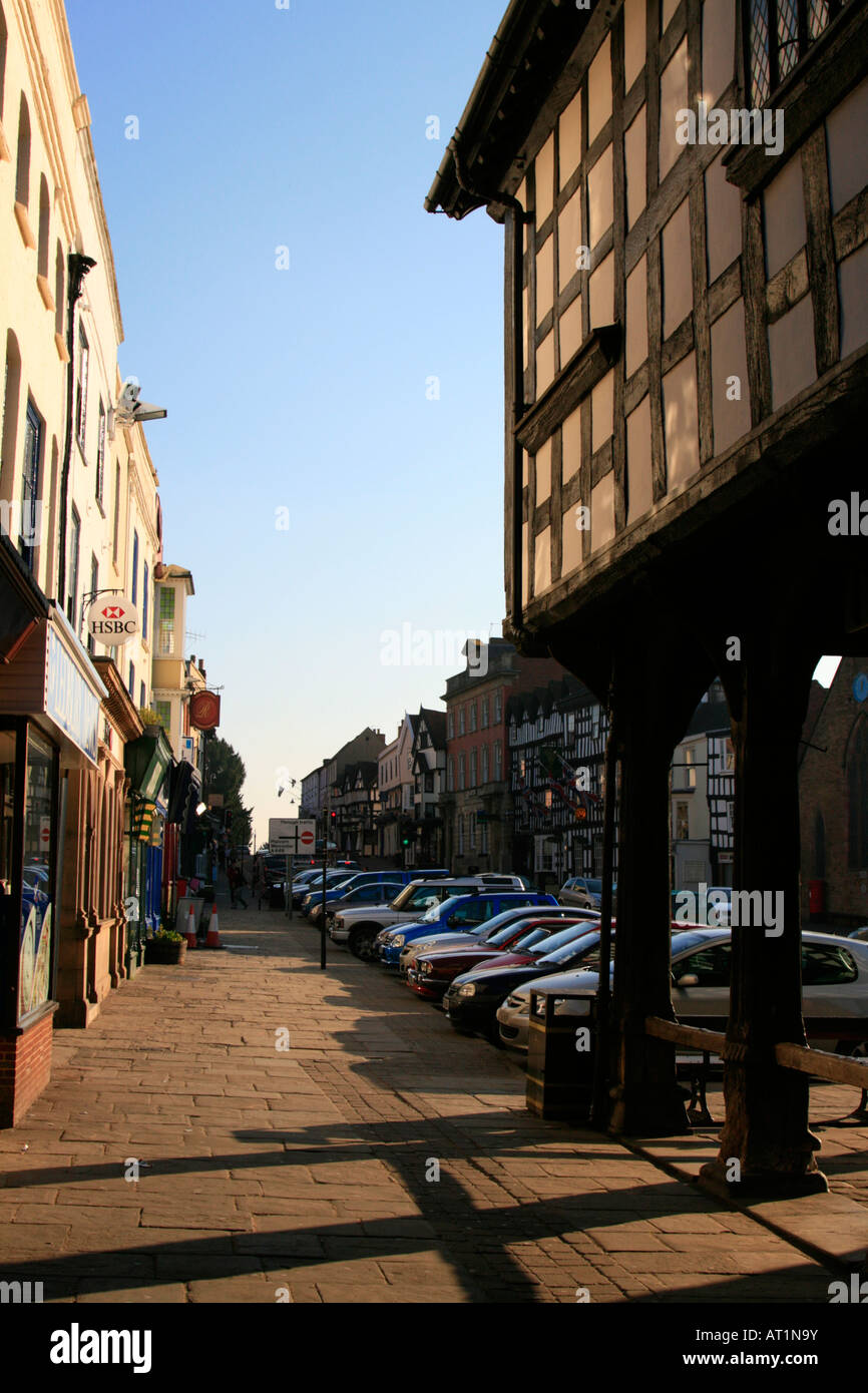 ledbury town centre market house herefordshire england uk gb Stock ...