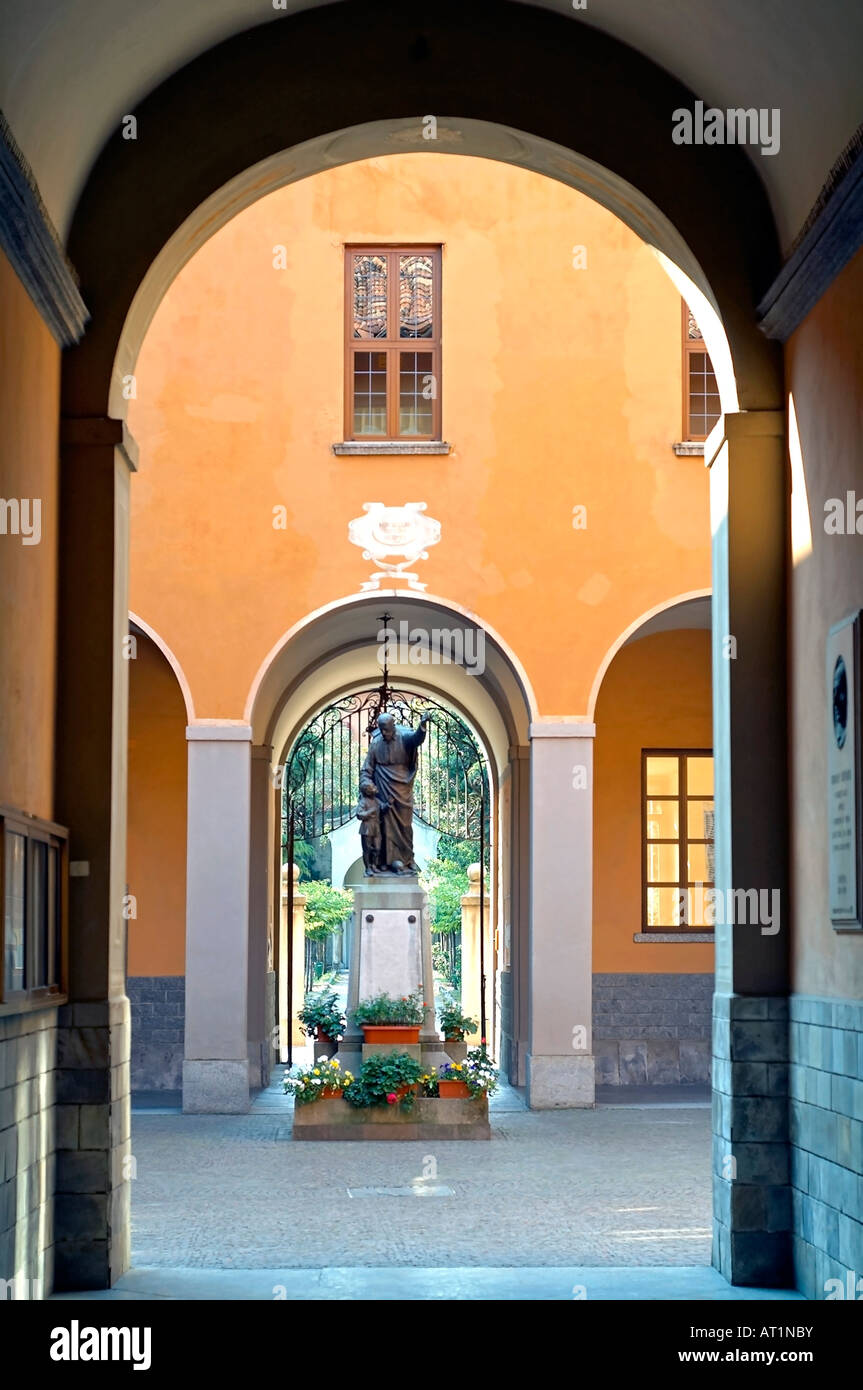 Interior of a building in Como Stock Photo - Alamy