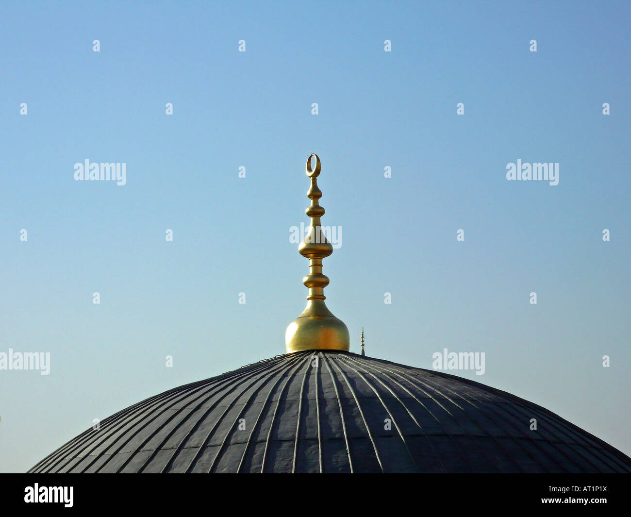 A dome at the Blue Mosque (Sultanahmet Camii or Sultan Ahmed Mosque ...