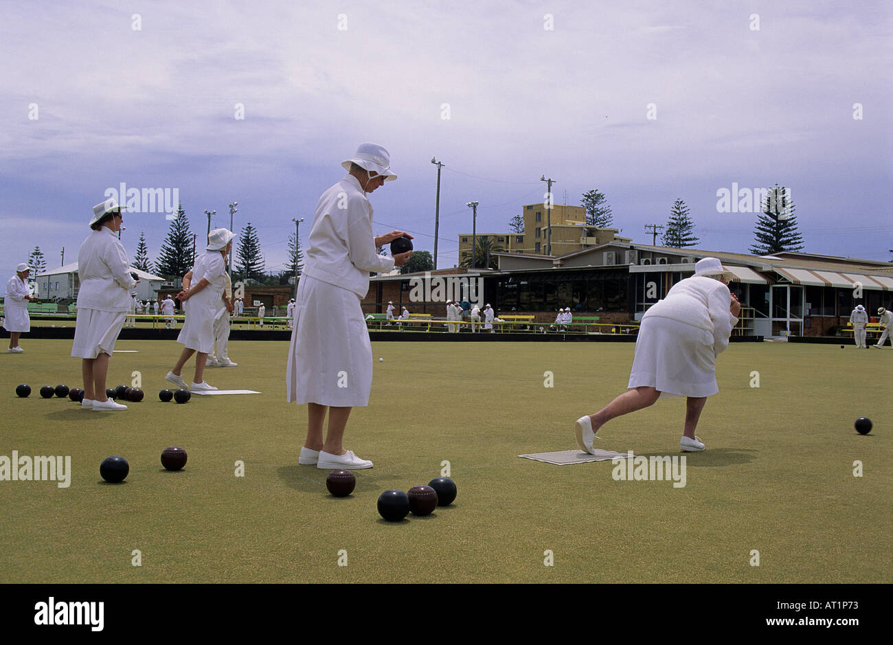 Old bowling green australia hi-res stock photography and images - Alamy