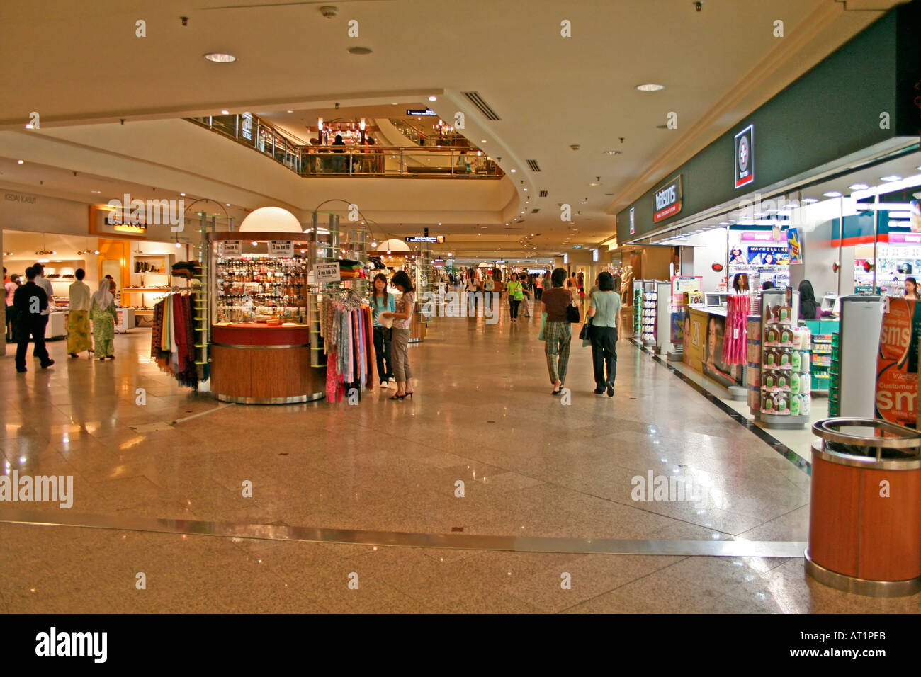 modern shopping mall Kuala Lumpur Malaysia Mega Mall Stock Photo - Alamy