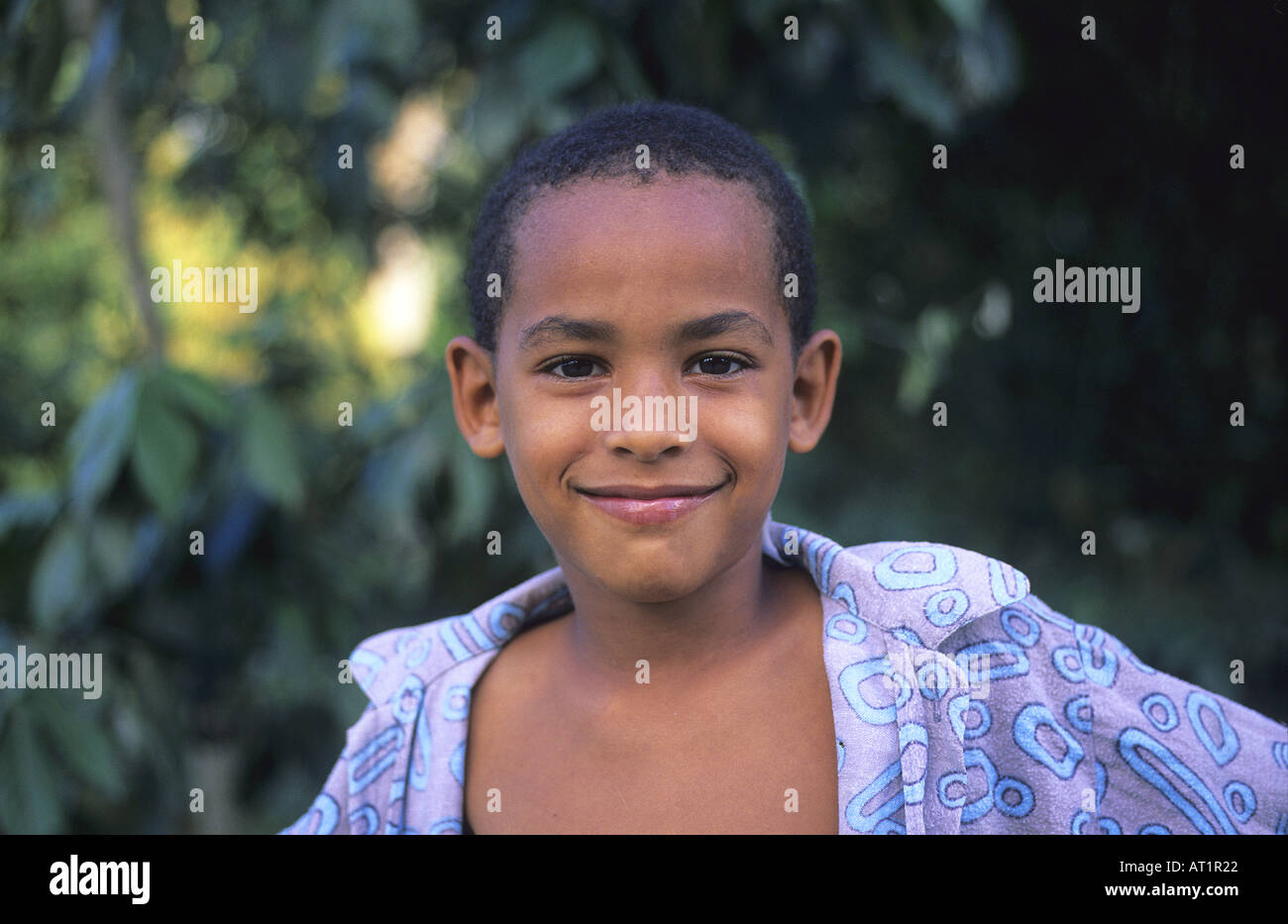 Boy of Santo Domingo Dominican Republic Stock Photo - Alamy