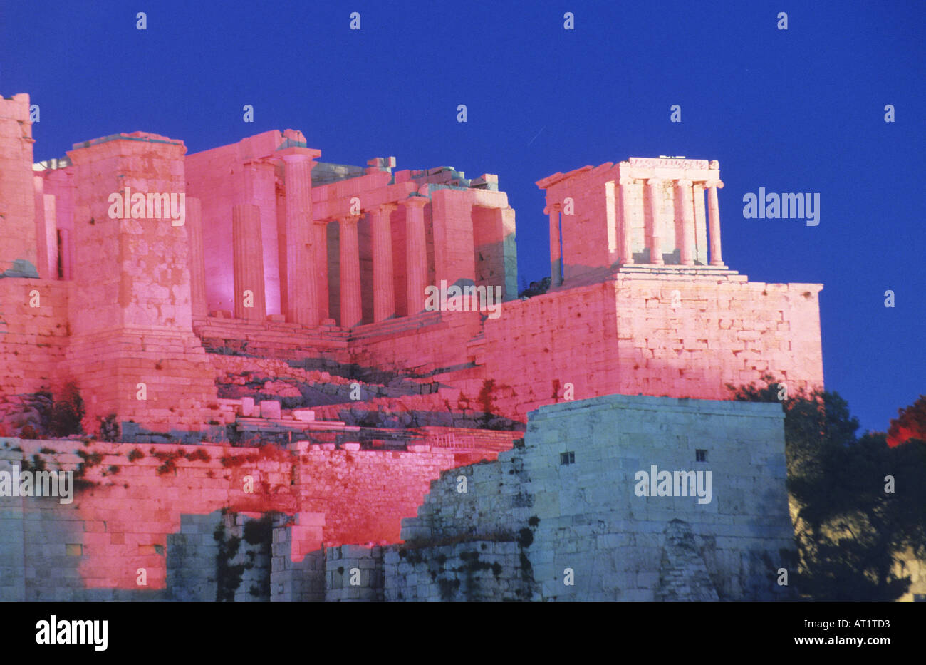 Parthenon Acrópolis of Athens Greece Stock Photo - Alamy