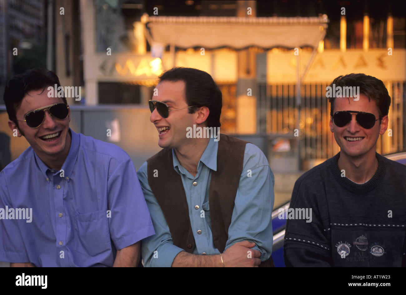 People from Athens Greece Stock Photo - Alamy