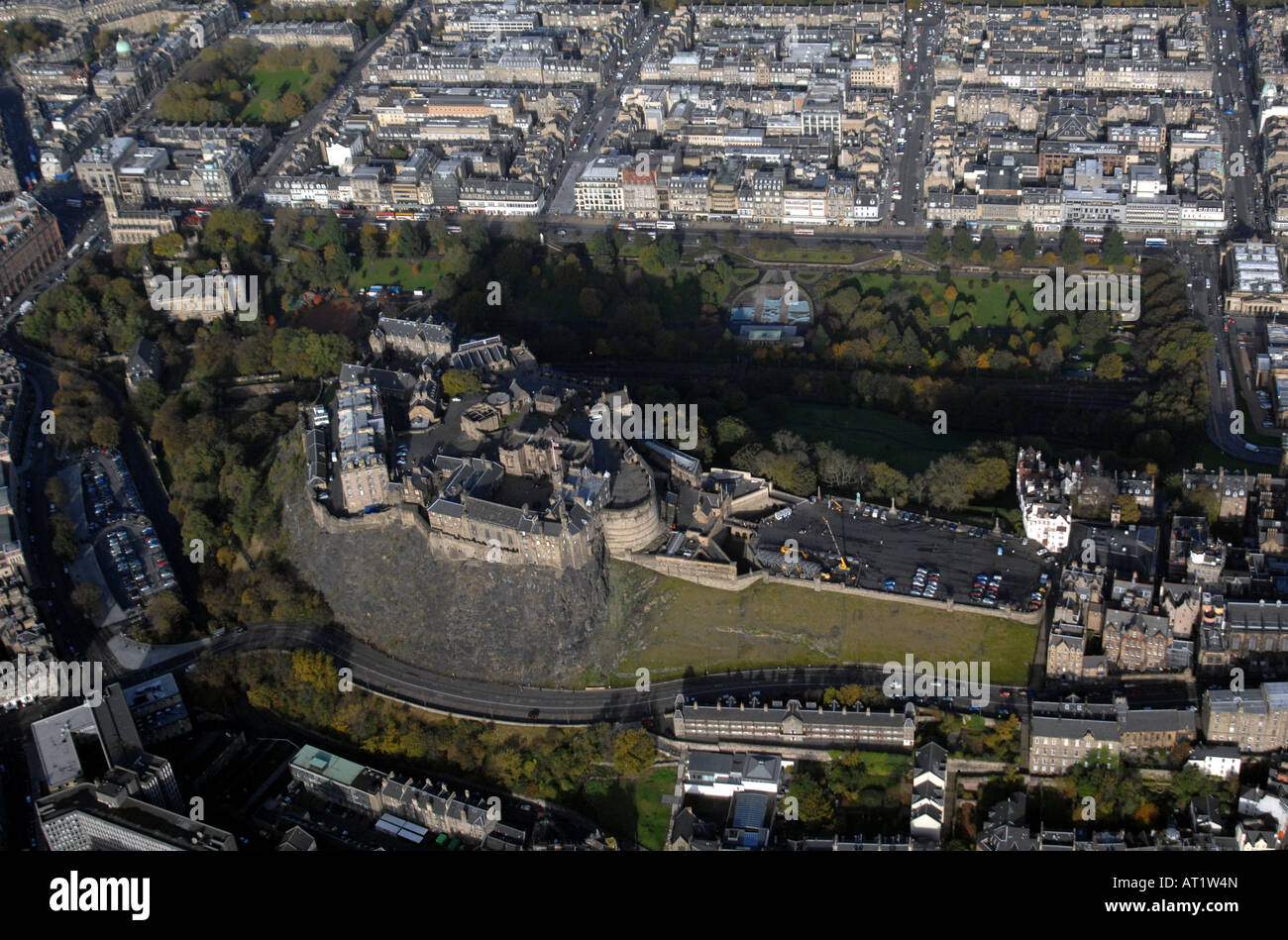Birds eye view edinburgh hi-res stock photography and images - Alamy
