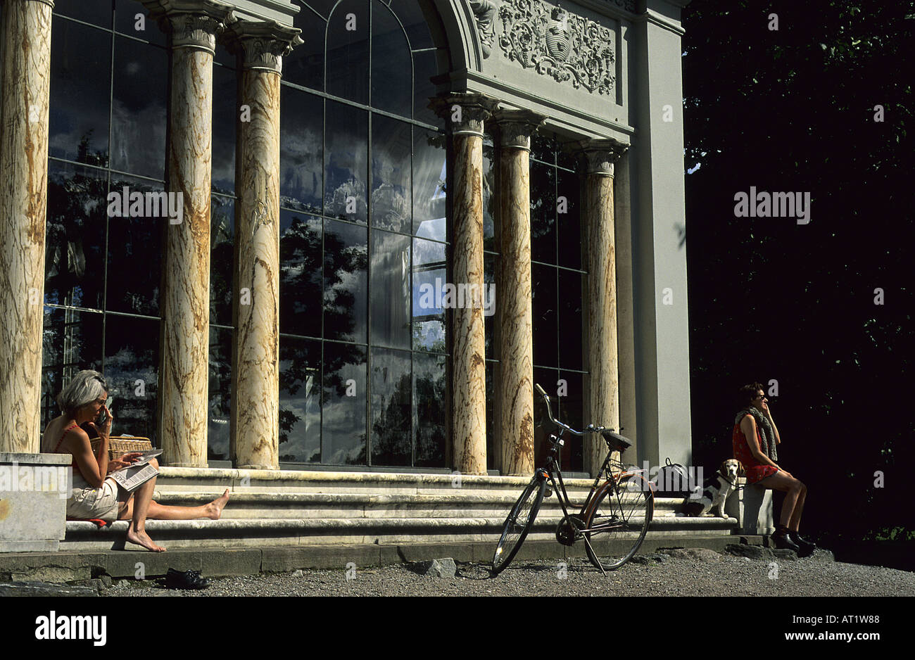 Museum Haga Slott Ekoparken Sweden Stock Photo - Alamy