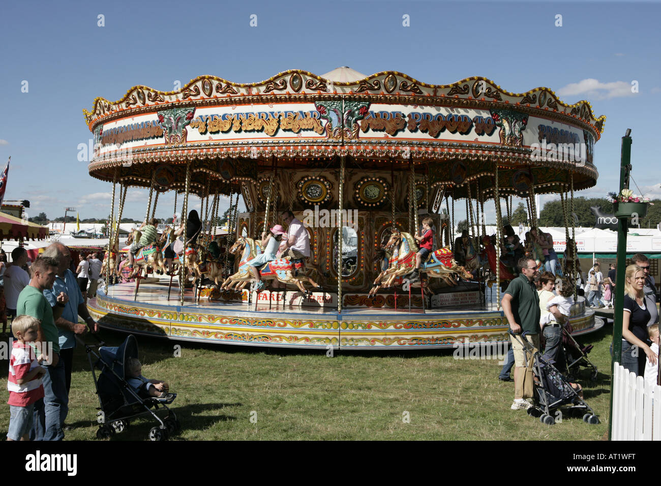The fairground at The Royal County of Berkshire show formerly known as ...
