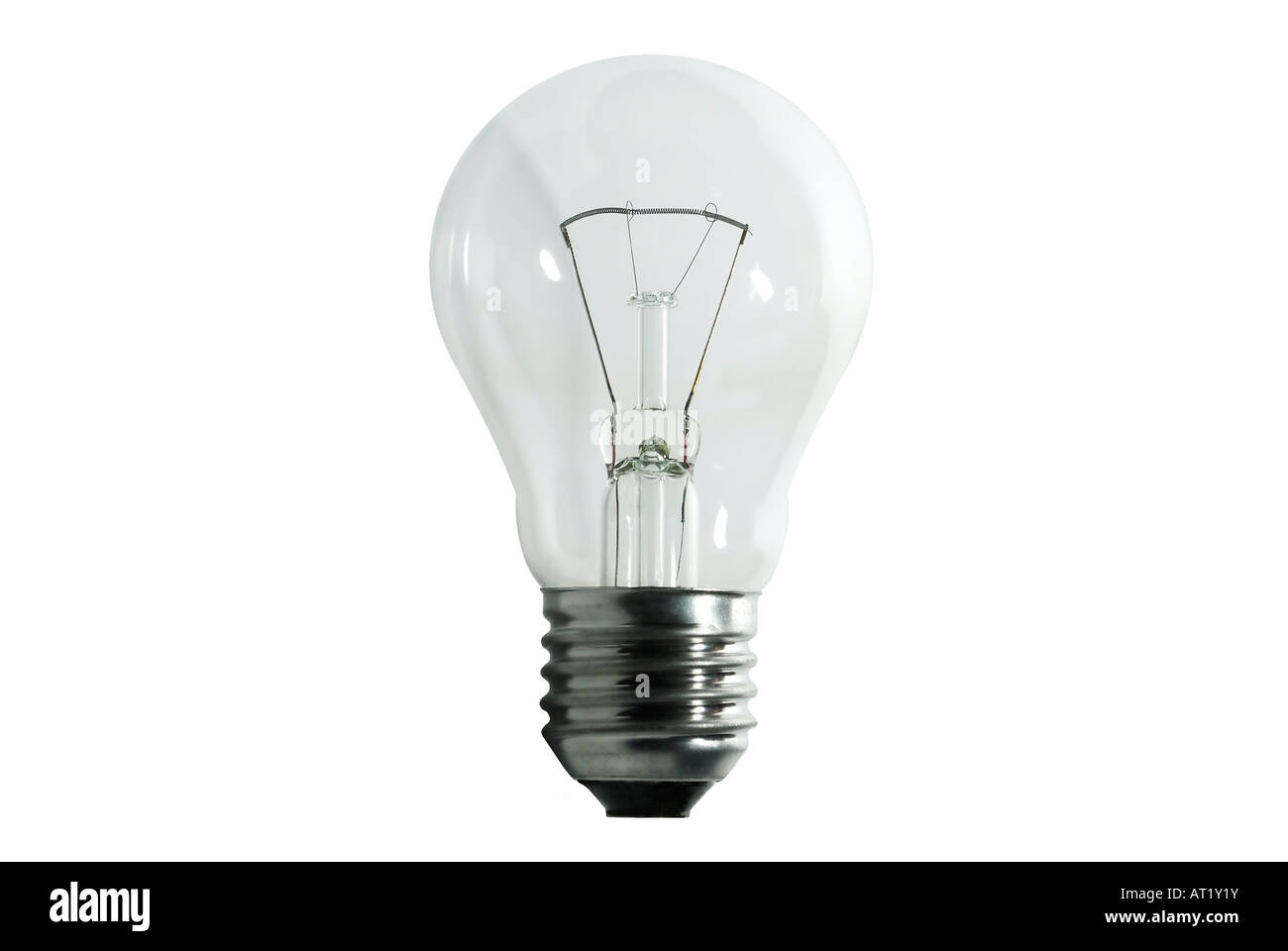 Electric lamp isolated on a white background Stock Photo - Alamy