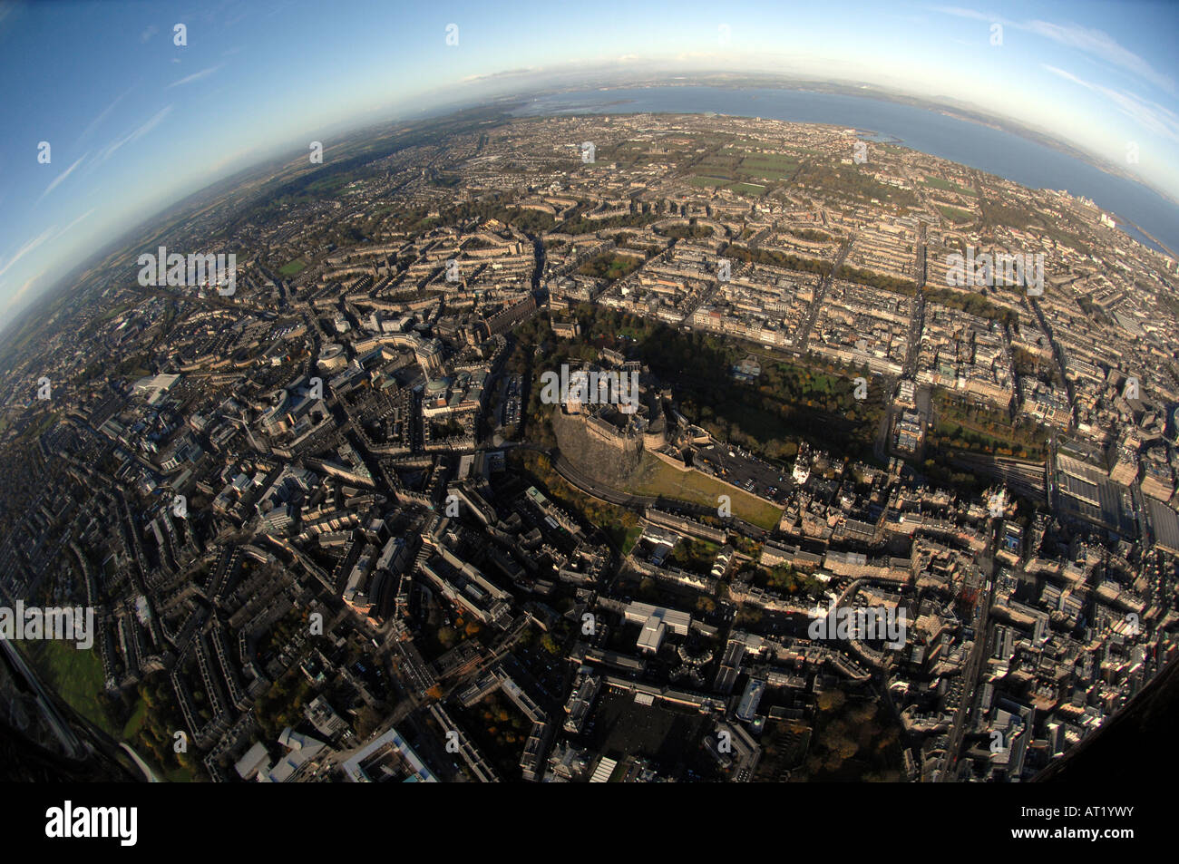 Edinburgh aerial shot hi-res stock photography and images - Alamy
