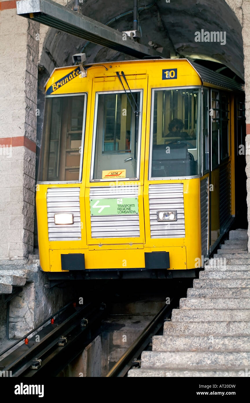 Como cable car Stock Photo - Alamy