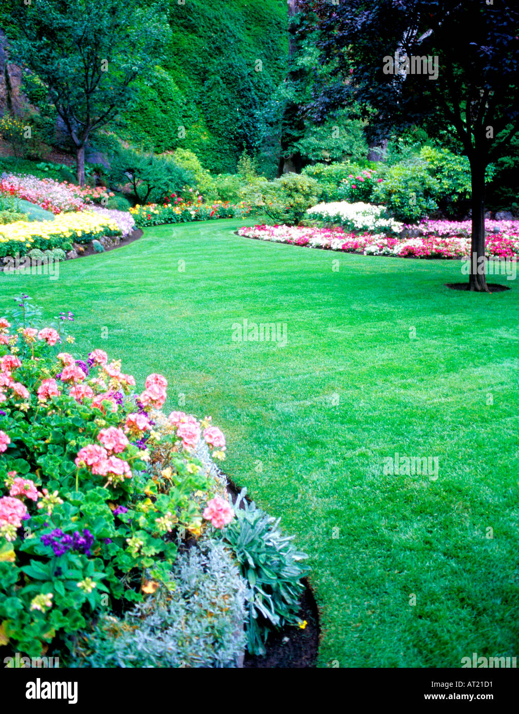 Well groomed gardens Stock Photo - Alamy