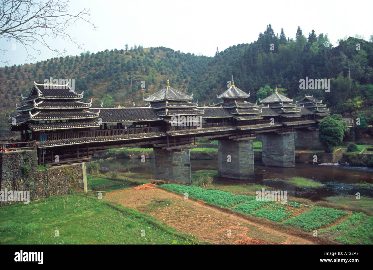 Guangxi province wind and rain bridge hi-res stock photography and ...
