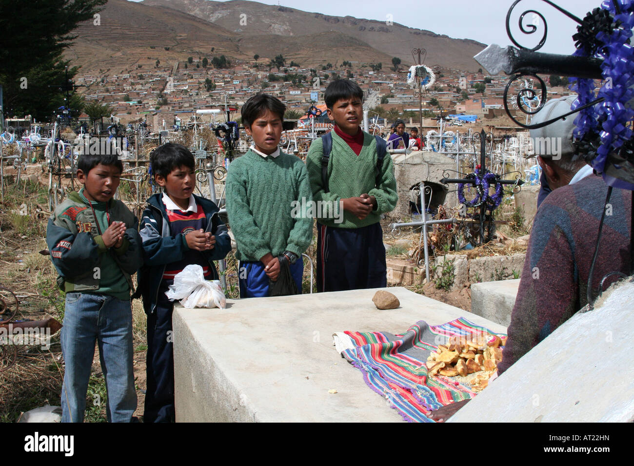 Children cemetery in llallagua potosi hi-res stock photography and ...