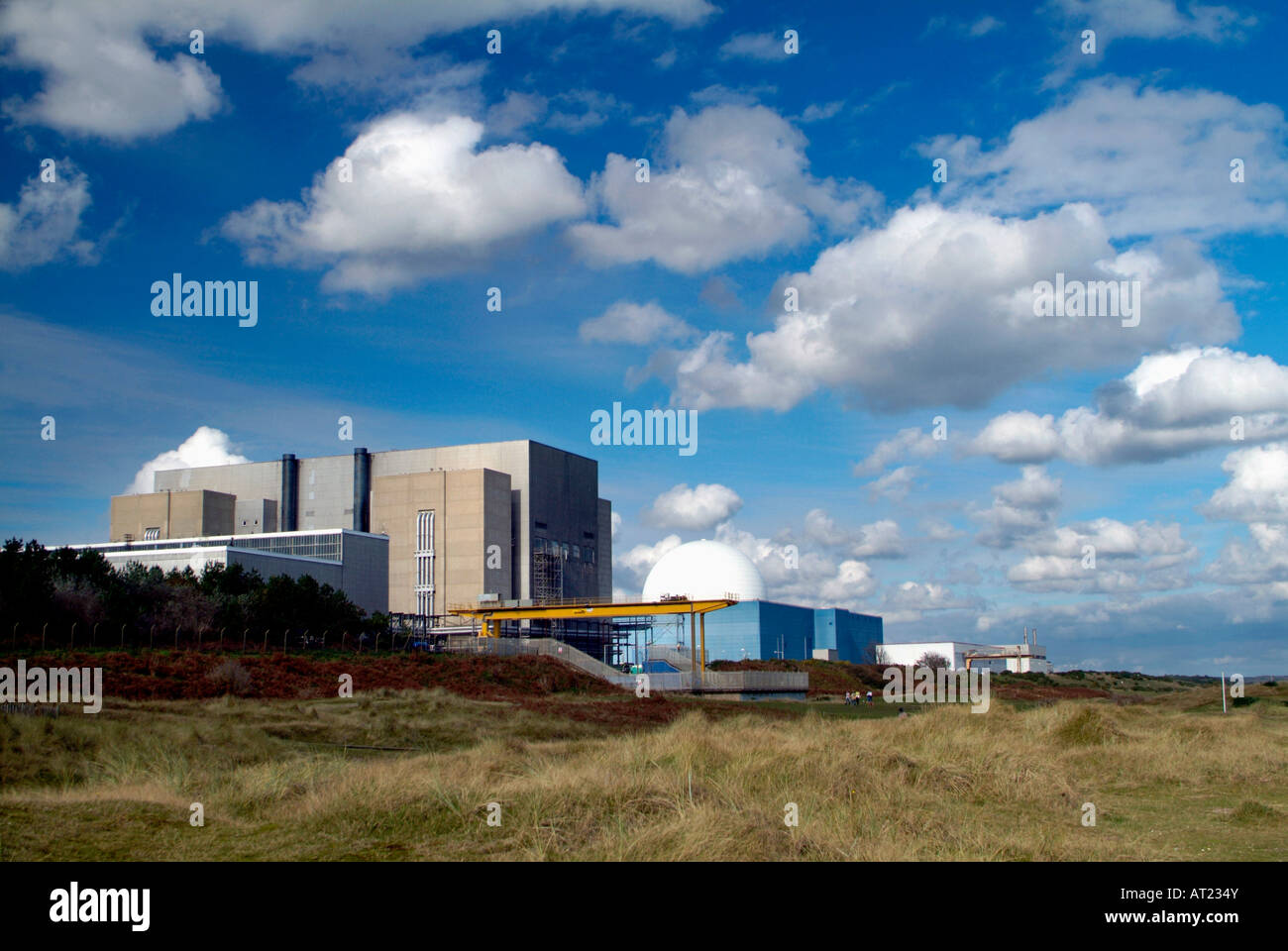 Sizewell A and Sizewell B Nuclear power electricty generating stations ...