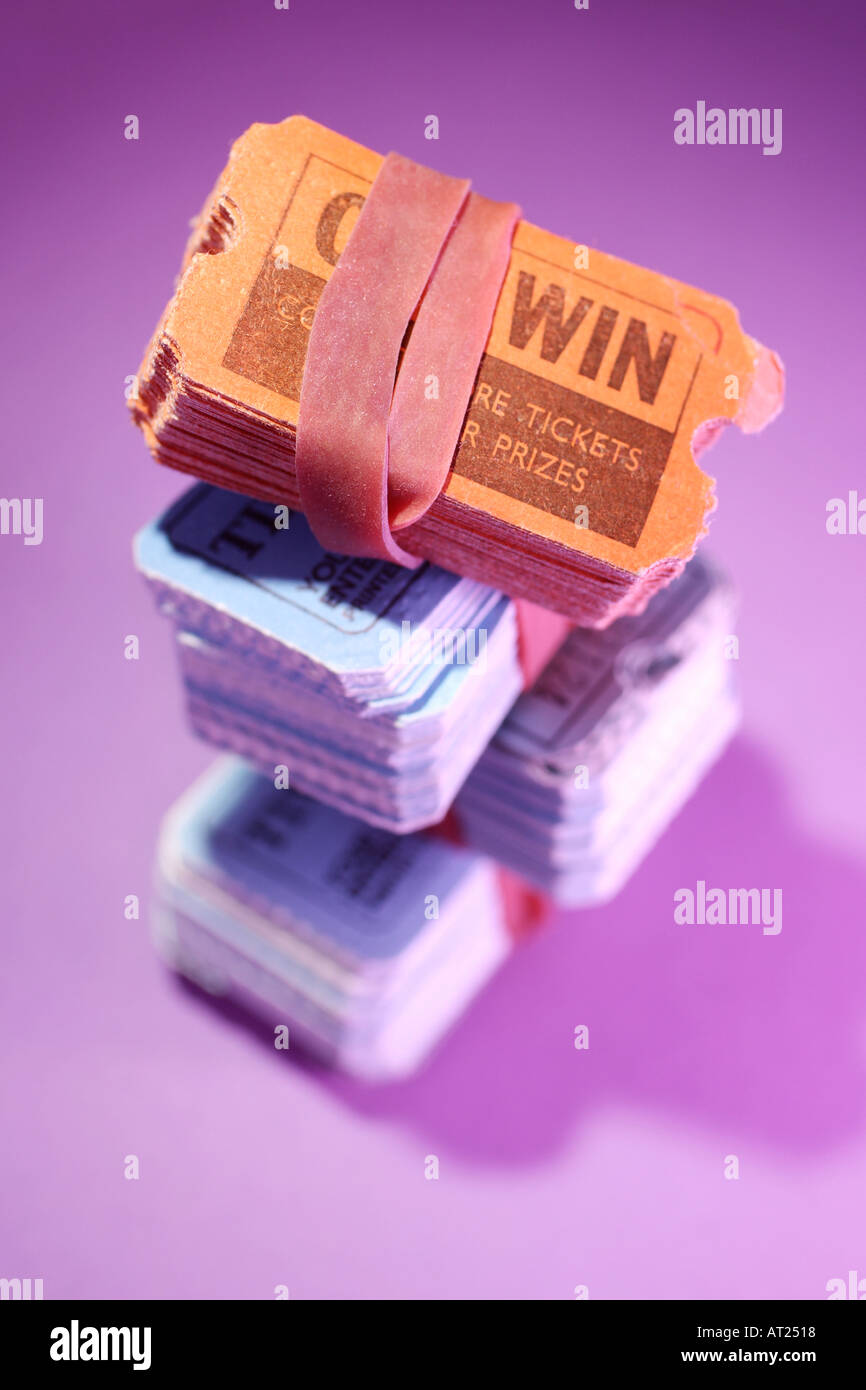 Vertical pile tickets hi-res stock photography and images - Alamy