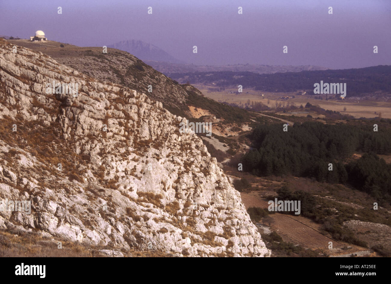 CERGA observatory on the plateau de calern caussols near cannes france ...