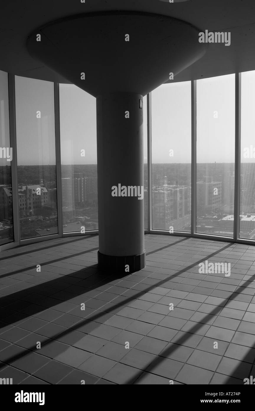 Architecture inside one of the most modern and abstract buildings in ...