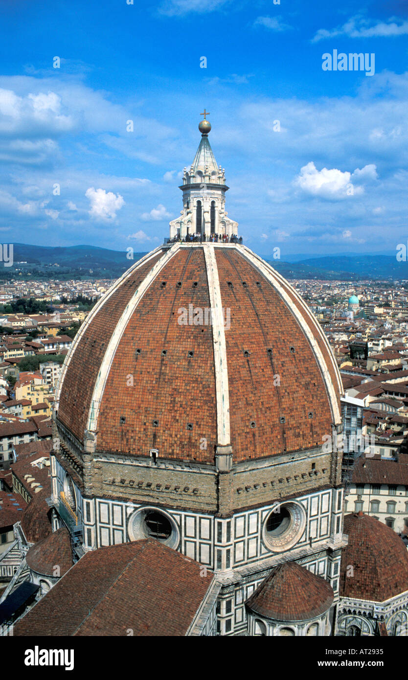 Florence Duomo and skyline Brunelleschi's Dome Cathedral Florence ...