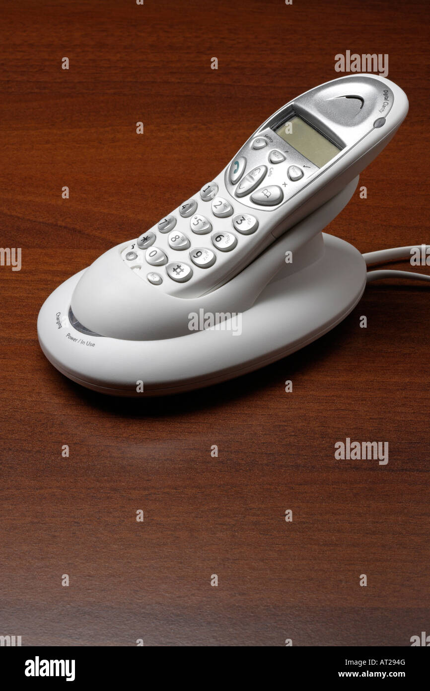 telephone on desk Stock Photo - Alamy