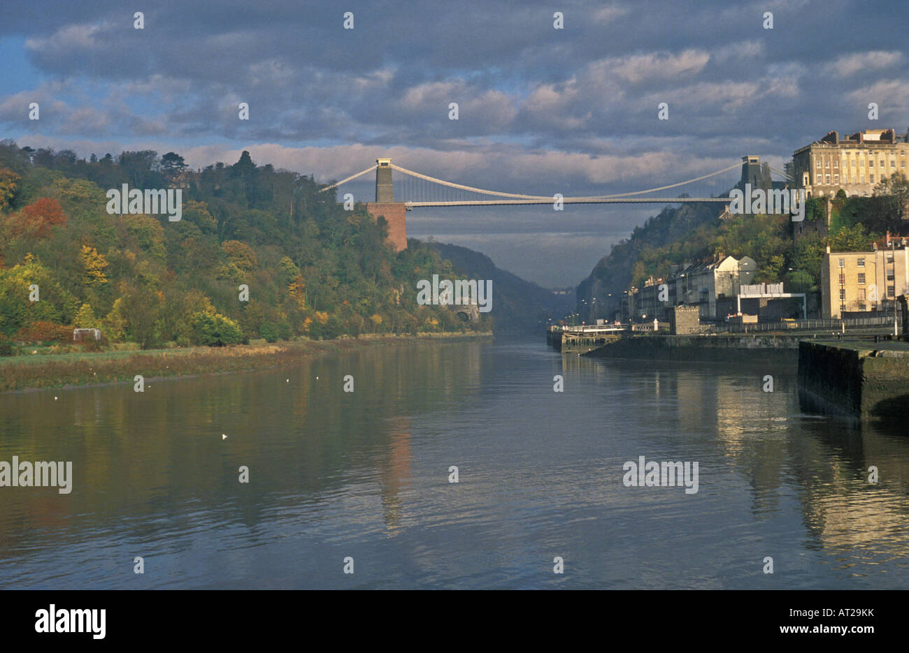 Clifton suspension bridge reflections hi-res stock photography and ...