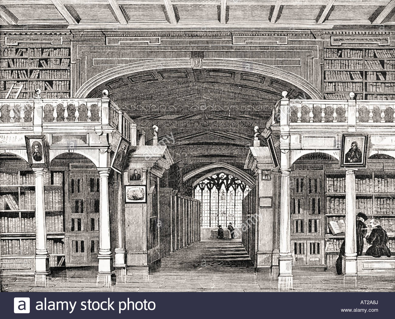 Oxford University Library Interior High Resolution Stock Photography ...