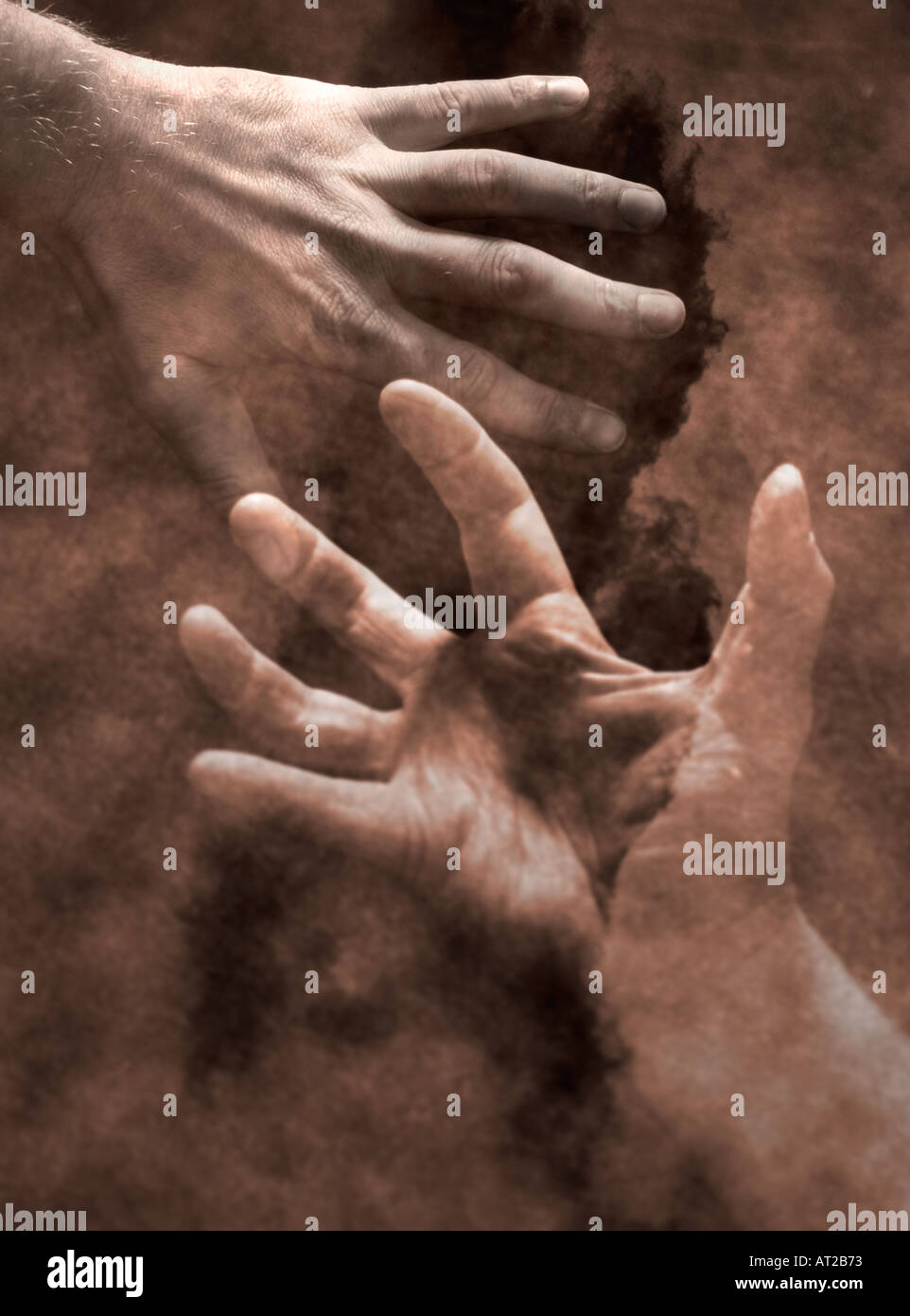 Hands Of God In Clouds