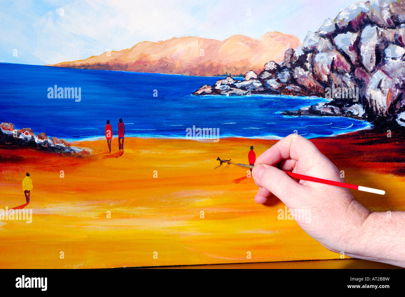 Painting board in black hi-res stock photography and images - Alamy