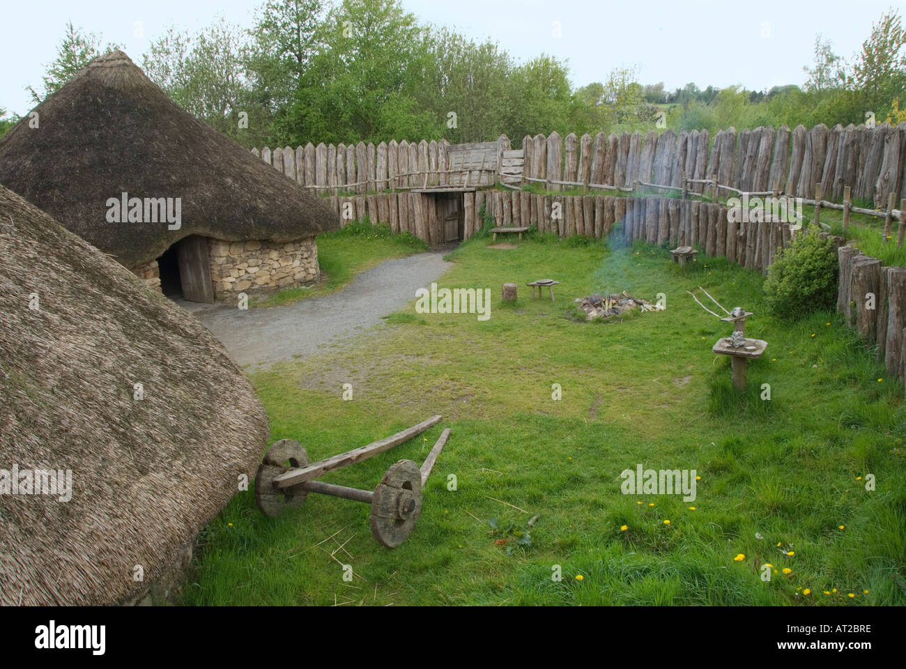 Ireland County Wexford Irish National Heritage Park Rath or Ringfort ...