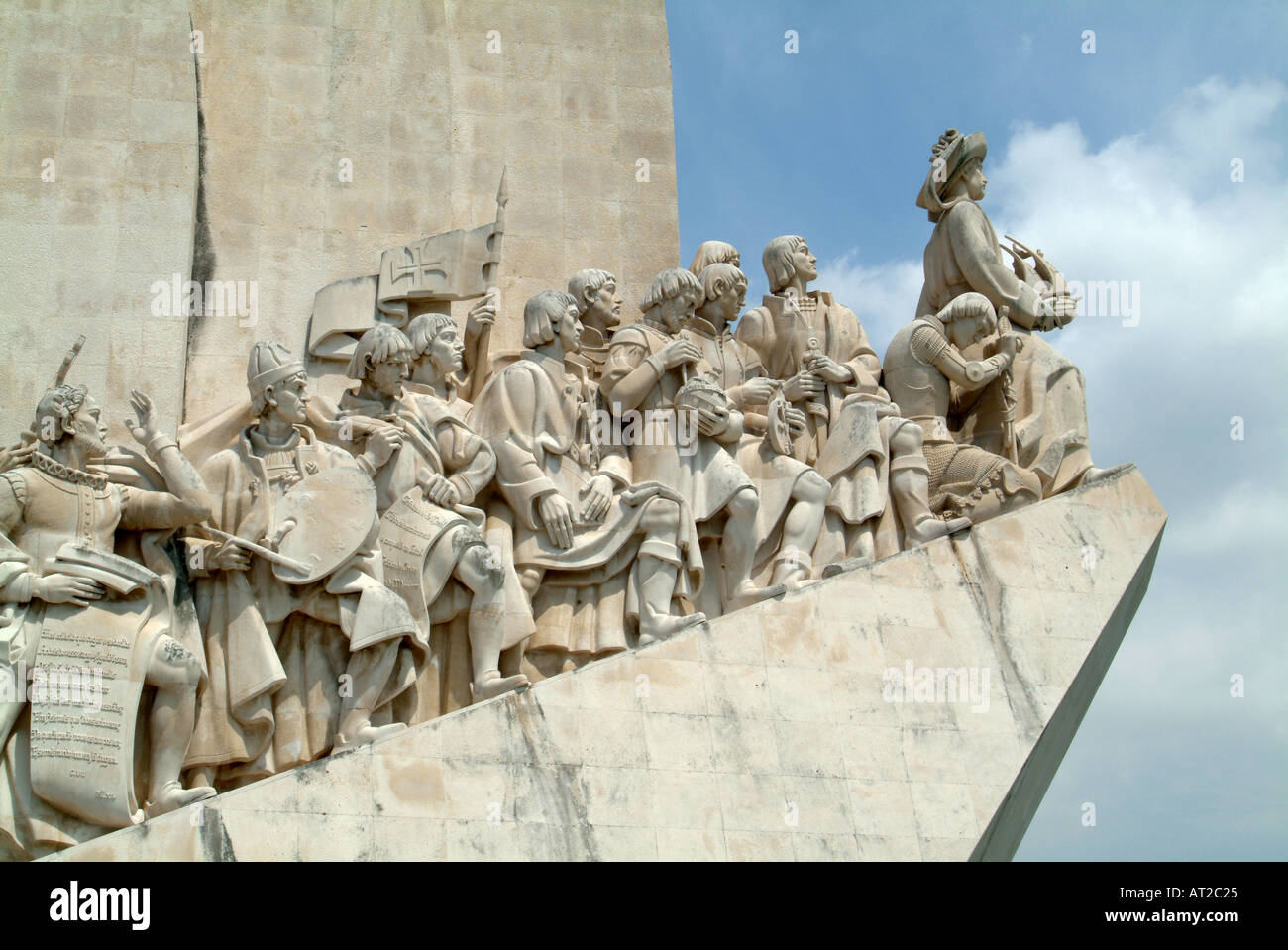 Monument to The Discoveries on the Waterfront at Belem District Lisbon ...