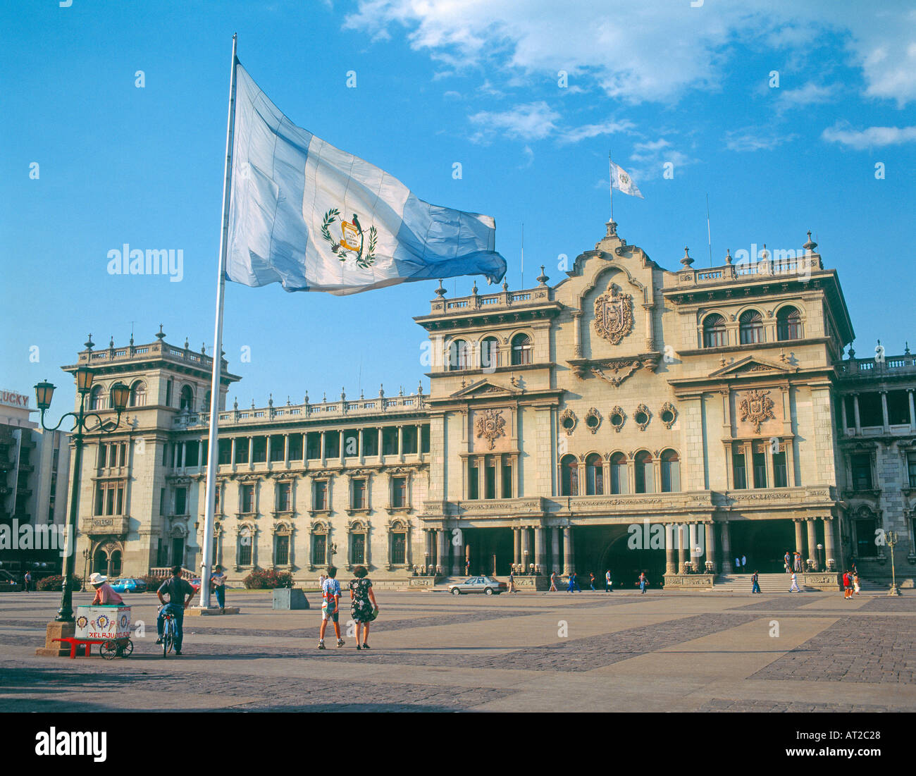 Guatemala City Guatemala National Palace in Parque Central Stock Photo ...