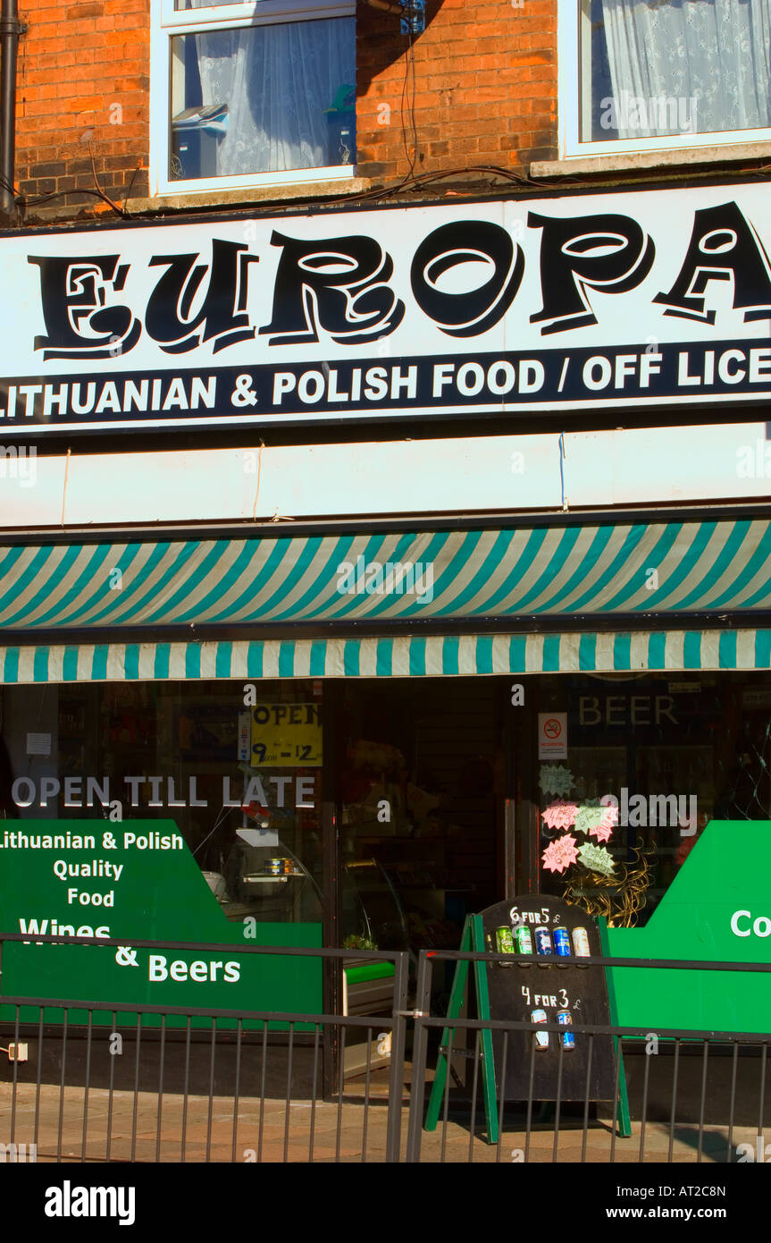 London eastern european shop hi-res stock photography and images - Alamy